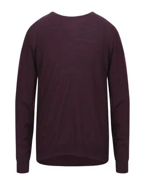 PAOLO PECORA PAOLO PECORA Dark Wool Crewneck Sweater Deep Purple