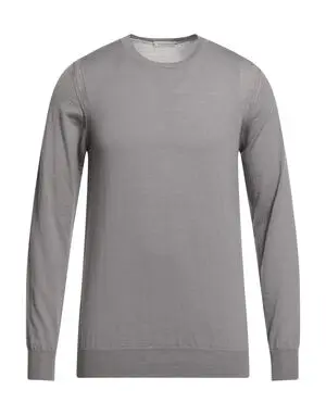 PAOLO PECORA PAOLO PECORA Dark Wool Crewneck Sweater Lead