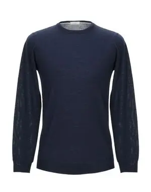 PAOLO PECORA PAOLO PECORA Dark Wool Crewneck Sweater Midnight Blue
