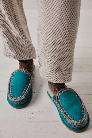 Mou MOU Creston Slippers By MOU At Free People Blue