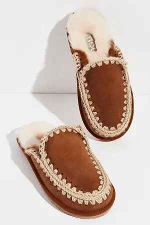 Mou MOU Creston Slippers By MOU At Free People Cognac