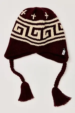 AUTUMN Niseko Ear Flap Beanie - Burgundy