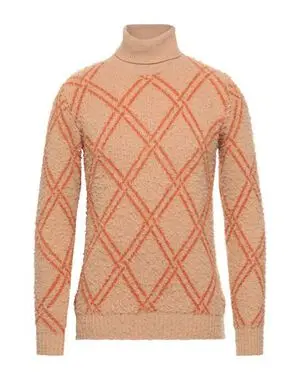 DANIELE ALESSANDRINI Turtleneck Sweater - Beige
