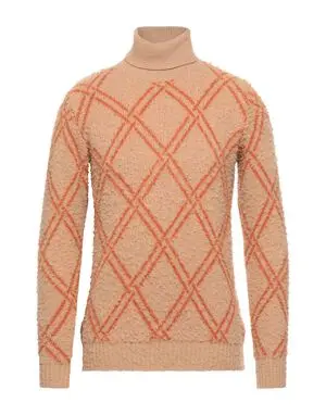 DANIELE ALESSANDRINI Turtleneck Sweater - Beige