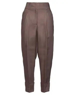 Peserico Tapered Twill Pants Brown