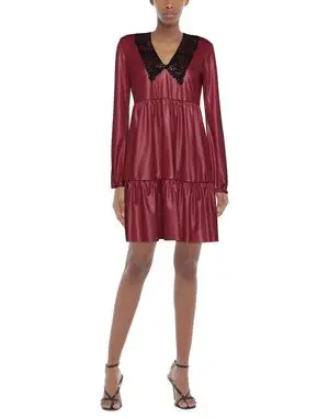 Pinko Mini Flared Dress - Red