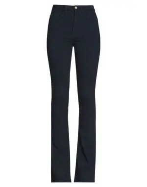 MANILA GRACE Flared Jeans In Stretch Denim - Blue