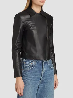 Vince Leather Moto Jacket