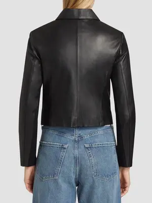 Vince Leather Moto Jacket