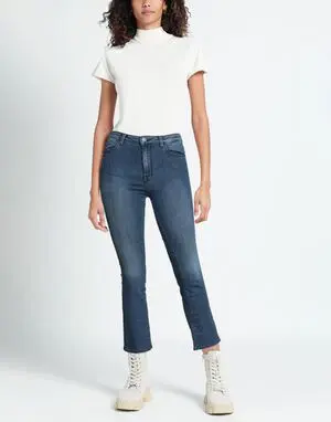 # 7.24 Boot-cut Jeans With Cropped Hem