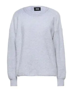 Alpha Studio Mohair Wool Blend Sweater - Purple