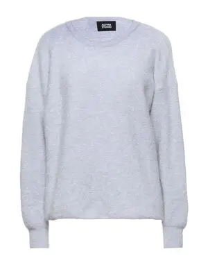 Alpha Studio Mohair Wool Blend Sweater - Purple