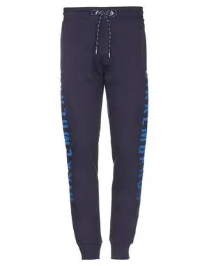 BIKKEMBERGS Man Pants Azure Size Xxxl Cotton, Elastane Dark Blue