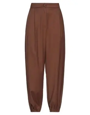 NORA BARTH Tapered Relaxed-fit Pants - Brown
