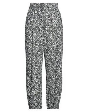 SUOLI Tapered High Waisted Pants - White