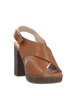 Geox Leather Slingback Sandals - Beige
