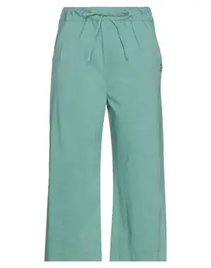 Pinko Cropped Straight-leg Pants - Sage Green