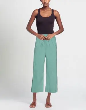 Pinko Cropped Straight-leg Pants - Sage Green