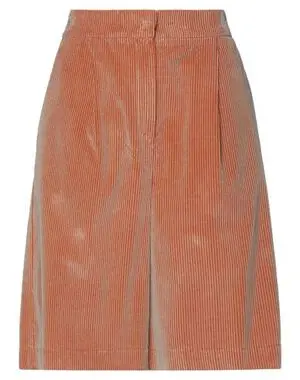 Beatrice B Corduroy Shorts - Orange