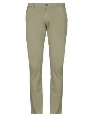Brian Dales Cotton Blend Chinos - Military Green