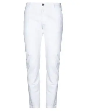 Brian Dales Cotton Blend Chinos White