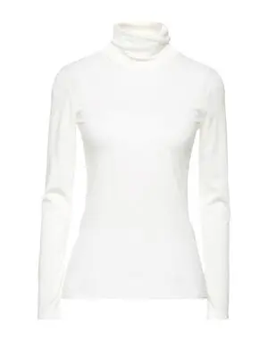 Majestic Filatures T-Shirt Plum Cotton Cashmere Ivory