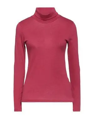 Majestic Filatures T-Shirt Plum Cotton Cashmere Red