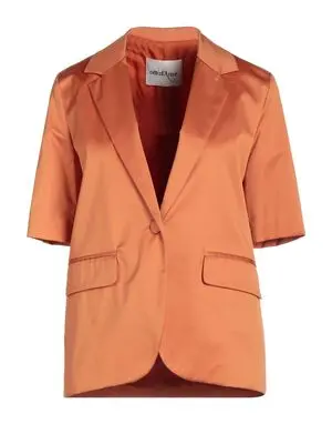 OTTOD'AME Blazer With Short Sleeves - Apricot
