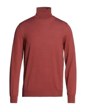DRUMOHR Turtleneck Light Super 140s Wool Knit Pastel Pink
