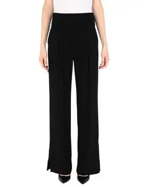 MANILA GRACE Wide-leg Pants - Black