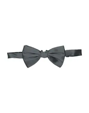 Dolce & Gabbana DOLCE & GABBANA Silk Bow Tie Steel Grey