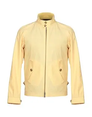 BARACUTA BARACUTA Zip Up Jacket Yellow