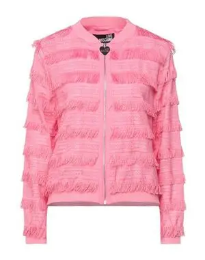 Moschino Jacket In Cotton, Polyester, And Elastane - Pink