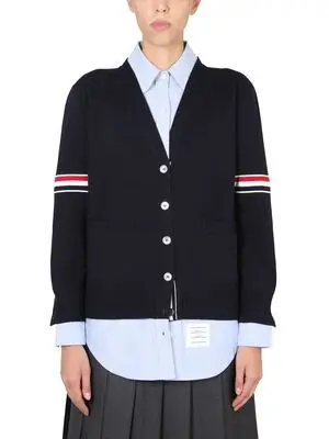 Thom Browne Shirt Cardigan Combo