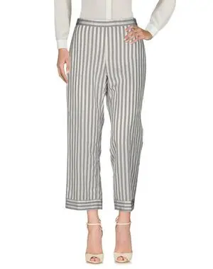 SEVENTY VENEZIA Striped Pants - Grey