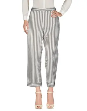 SEVENTY VENEZIA Striped Pants - Grey