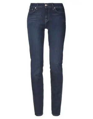 7 For All Mankind Straight-leg Jeans In Dark Wash