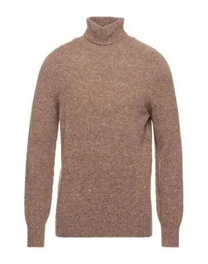 DRUMOHR Turtleneck In Virgin Wool, Cashmere And Polyamide Beige