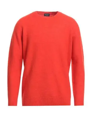 DRUMOHR Lambswool Sweater - Tomato Red