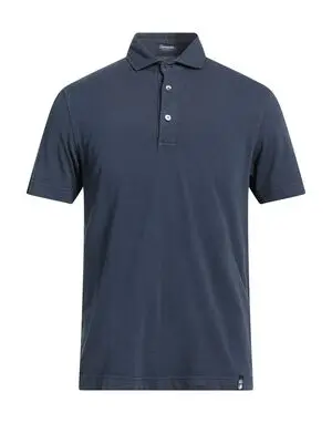 DRUMOHR Man Polo Shirt Navy Size Xl Cotton Navy Blue