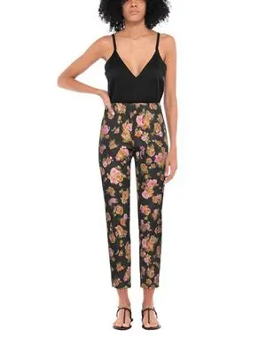 Malìparmi Tapered Floral-print Pants - Black