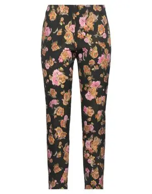 Malìparmi Tapered Floral-print Pants - Black