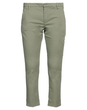 DONDUP Pants Size Cotton, Lyocell, Elastane - Green
