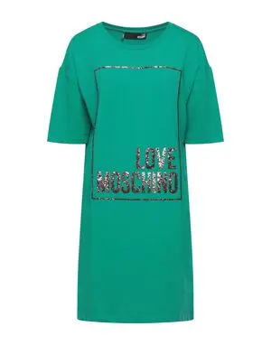 Moschino Mini T-Shirt Dress Emerald Green