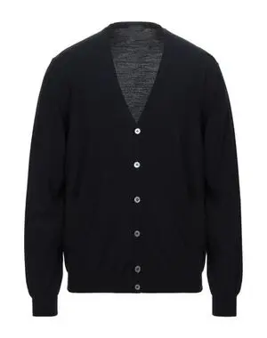 ZANONE Virgin Wool & Polyamide Cardigan - Black
