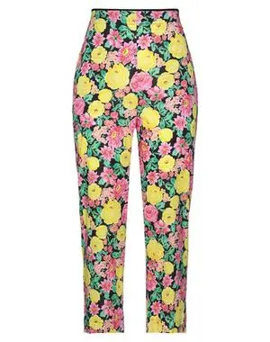 JUCCA Floral Print Tapered Pants - Black