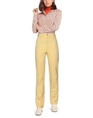 Isabel Marant Tapered High Waisted Pants - Yellow
