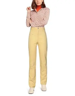 Isabel Marant Tapered High Waisted Pants - Yellow