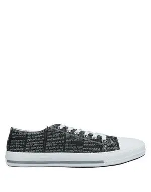 John Galliano Textile Sneakers - Black