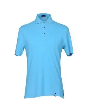 DRUMOHR Polo Shirt Size Cotton - Blue